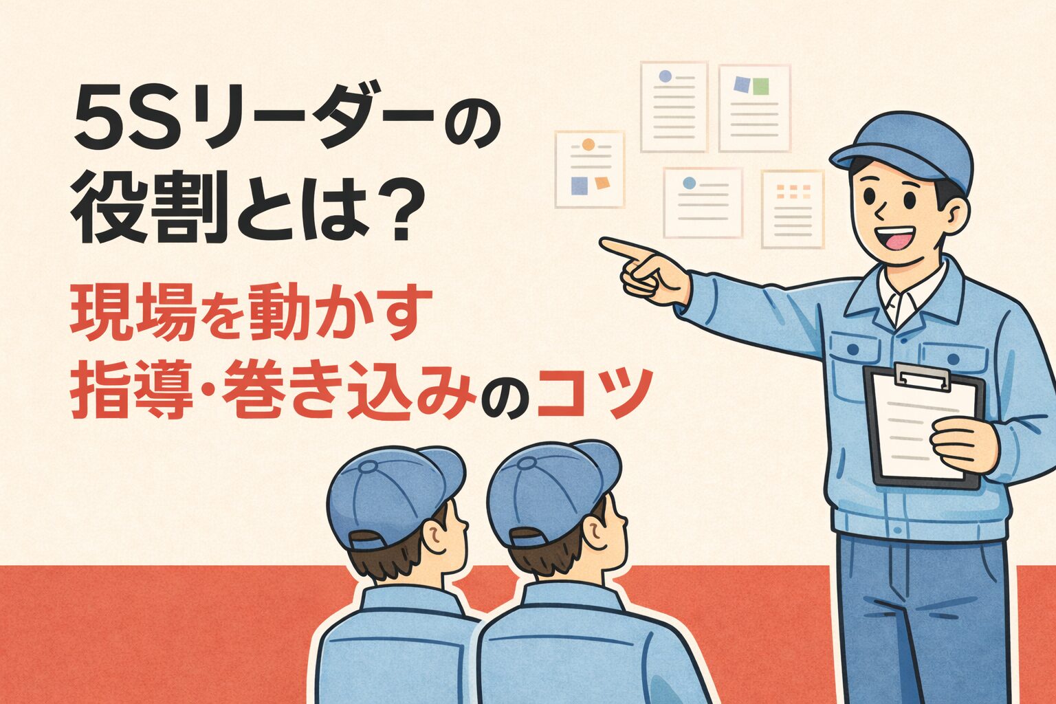 5Sリーダーの役割とは？現場を動かす指導・巻き込みのコツ | 製造現場出身の経営コンサルタント！工場経営を総合サポート